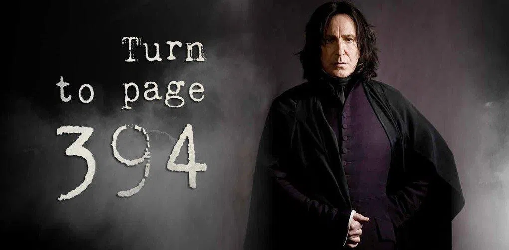 Turn to page 394: Tưởng nhớ Severus Snape, người hùng của Harry Potter ...